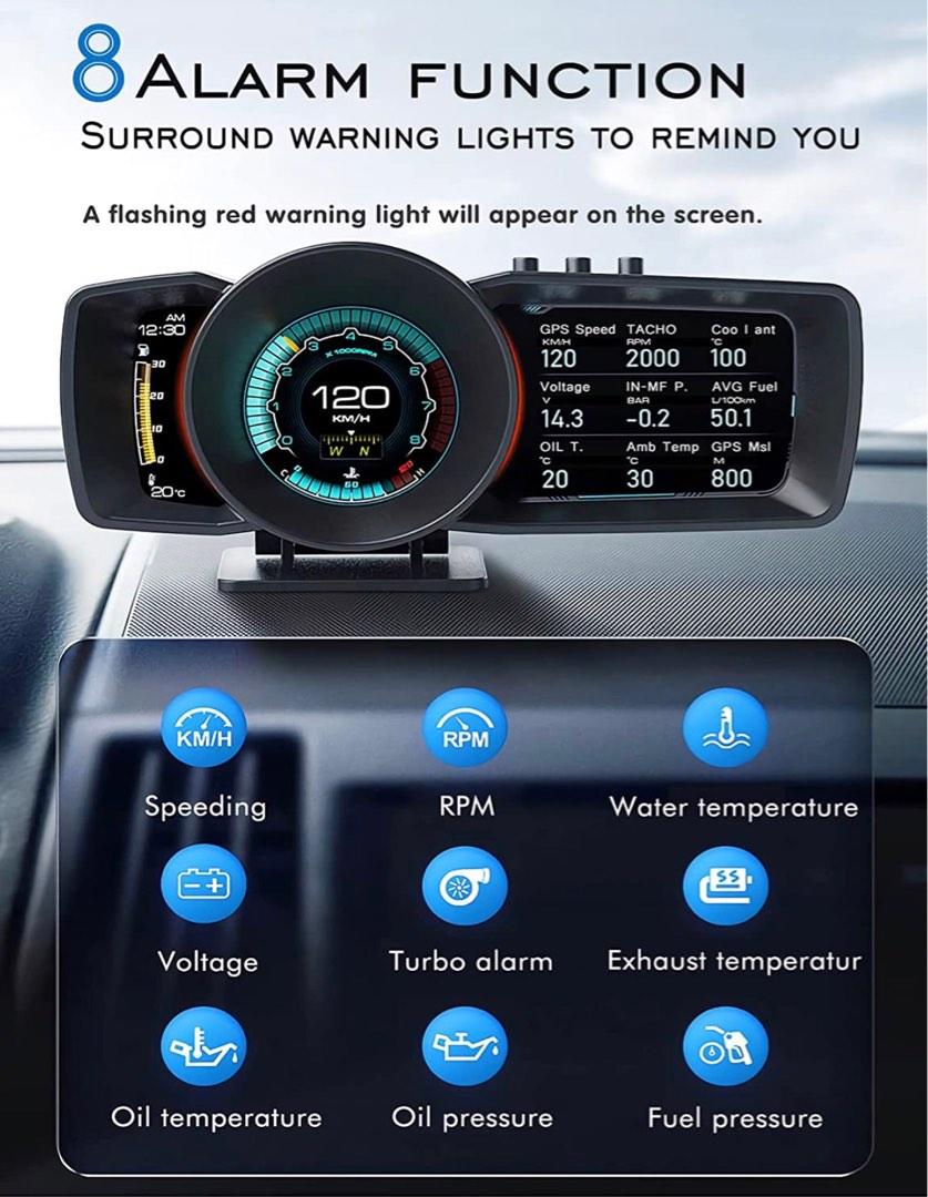 A600 car gauge OBD scan gauge LUFI . Car modifications gauge, Car ...