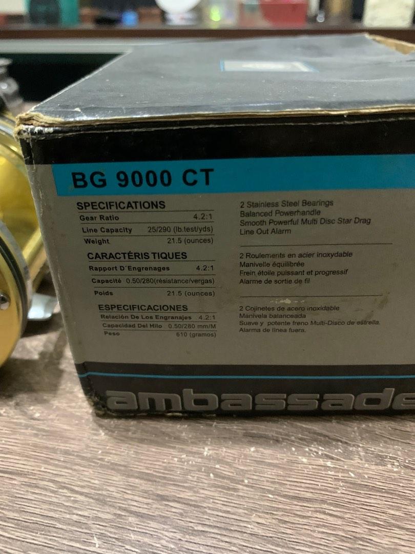 Abu ambassadeur BG 9000 ct, Sports Equipment, Fishing on Carousell