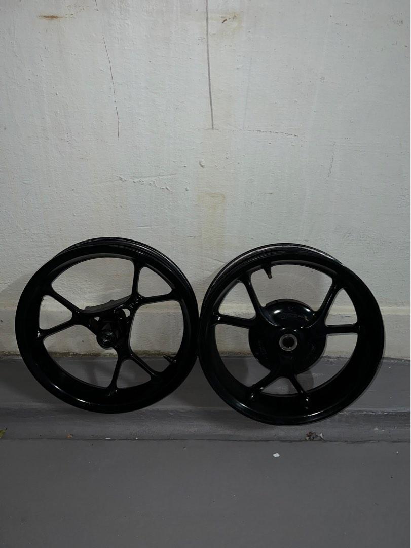 aerox rim, Motorcycles, Motorcycle Accessories on Carousell