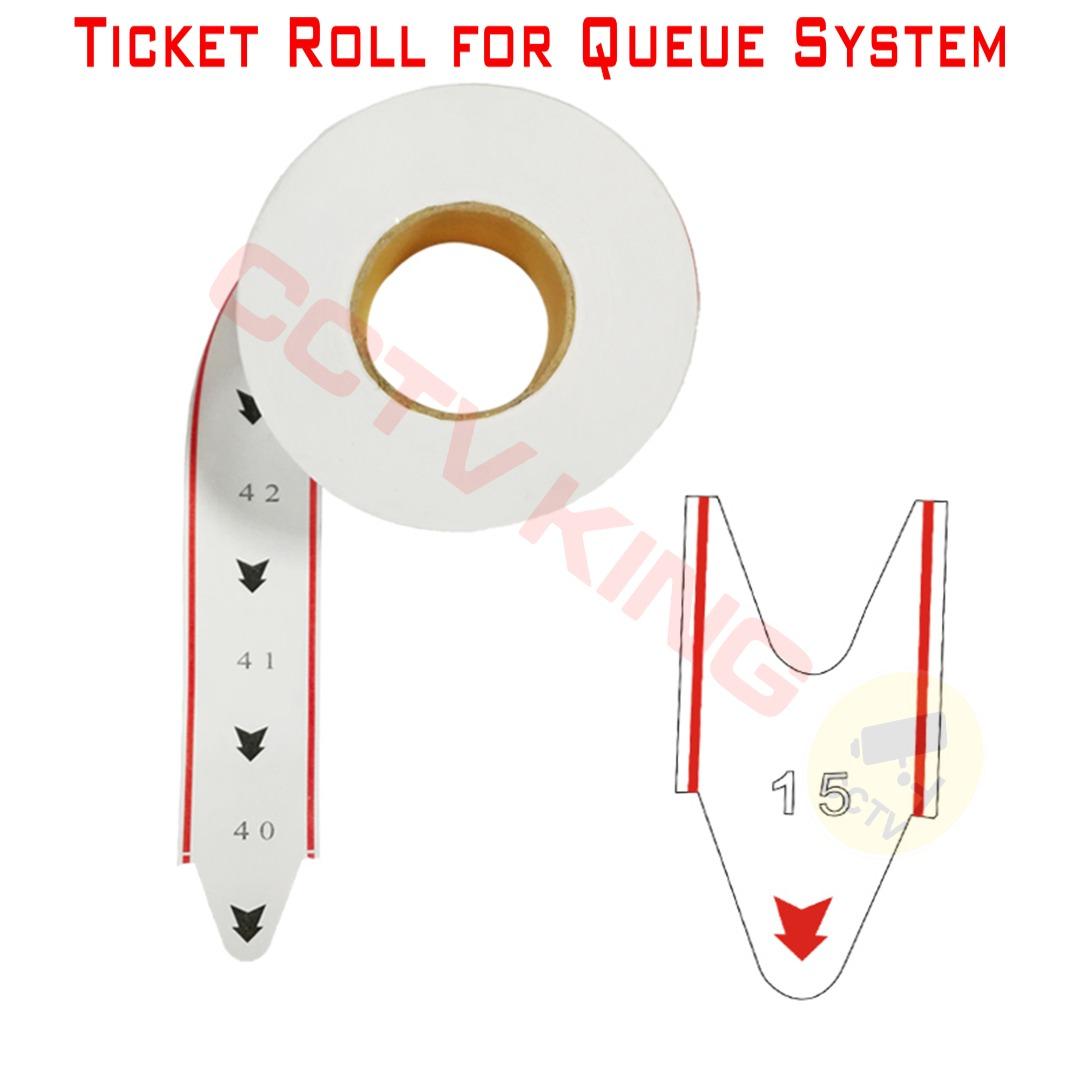 Alphanumeric ticket roll, numbering system, Computers & Tech, Office ...