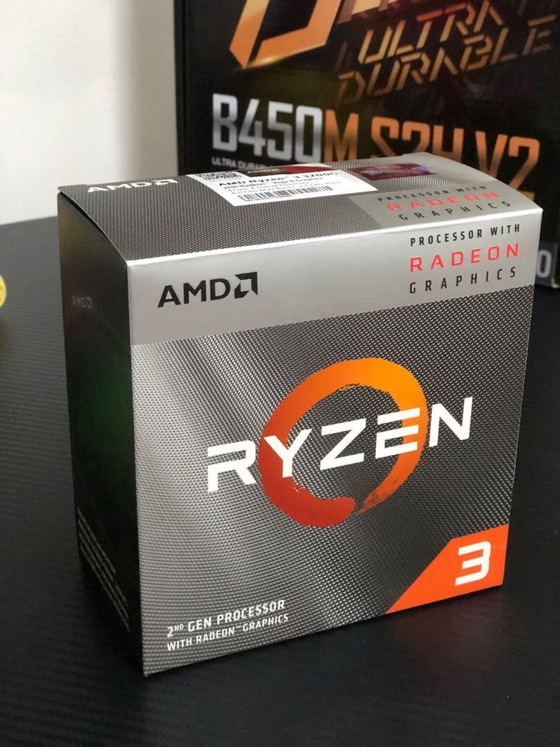 CPU - AMD Ryzen 3 3200G Processor, Computers & Tech, Parts ...