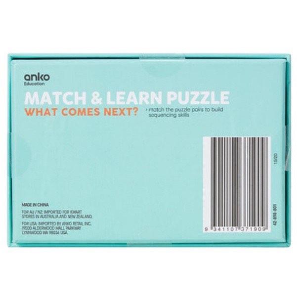 Anko Match & Learn Puzzle, Hobbies & Toys, Toys & Games on Carousell
