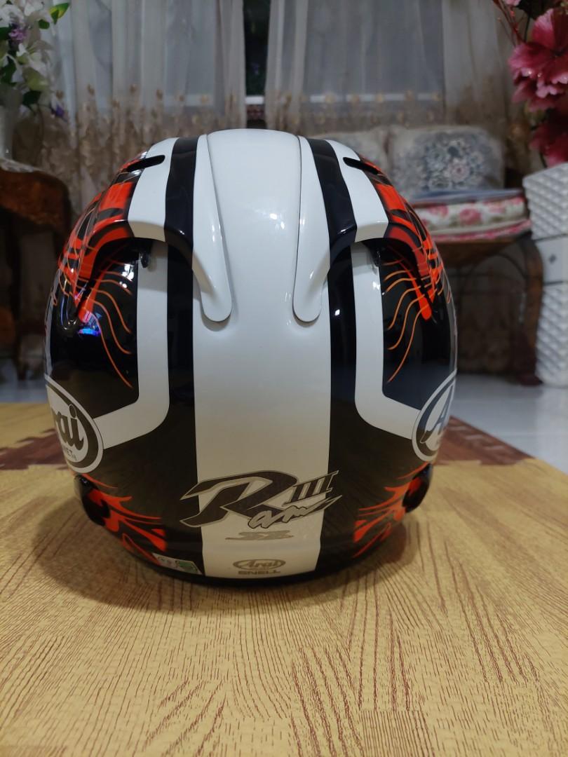 Arai Ram 3 (Riptide Red), Motorcycles, Motorcycle Apparel on Carousell