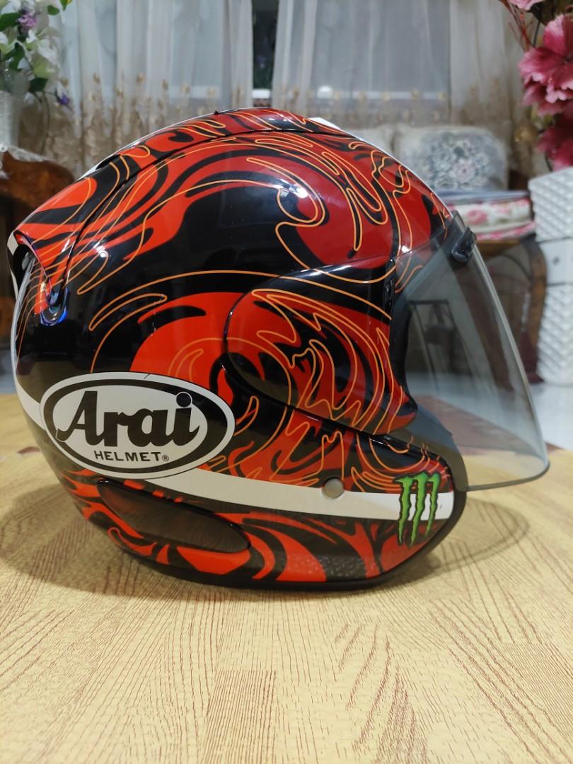 Arai Ram 3 (Riptide Red), Motorcycles, Motorcycle Apparel on Carousell