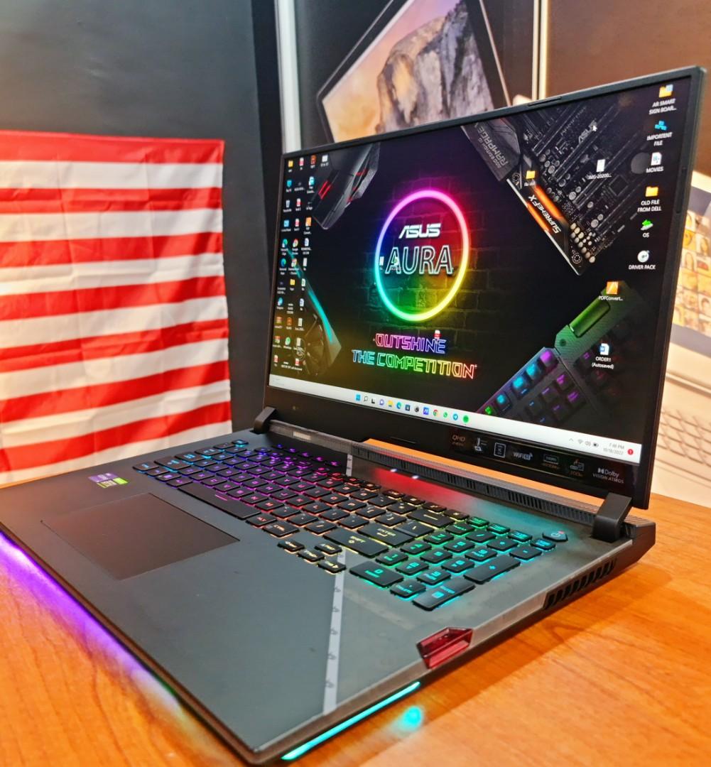 ASUS ROG STRIX HIGHEST GAMING LAPTOP, CORE i9 12 GEN, Computers & Tech ...