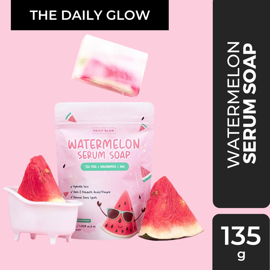 Authentic - The Daily Glow Watermelon Serum Soap 135 grams, Beauty ...