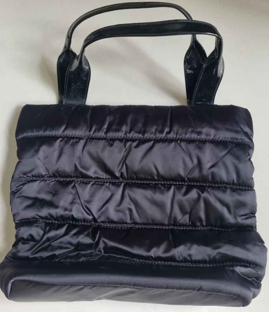 Authentic Kate Spade Puffer Tote Bag (Black), Women's Fashion, Bags ...
