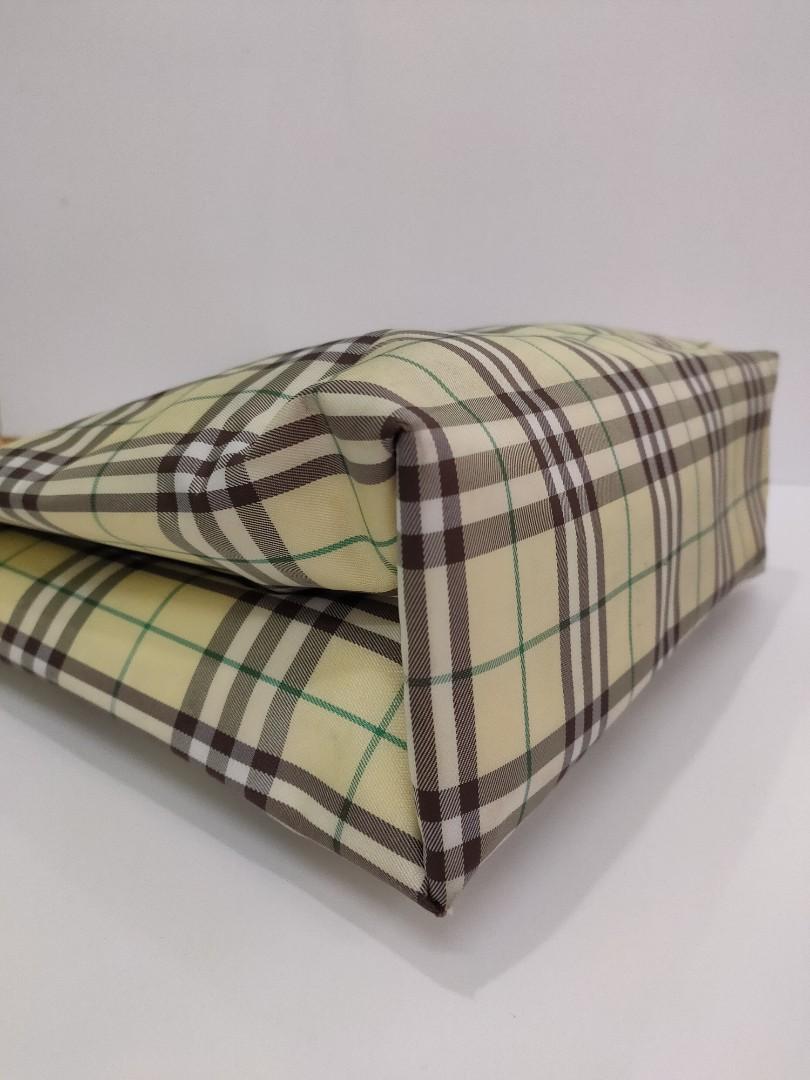Authentic Vintage Burberry Check Tote Bag Made in Italy, Luxury, Bags ...