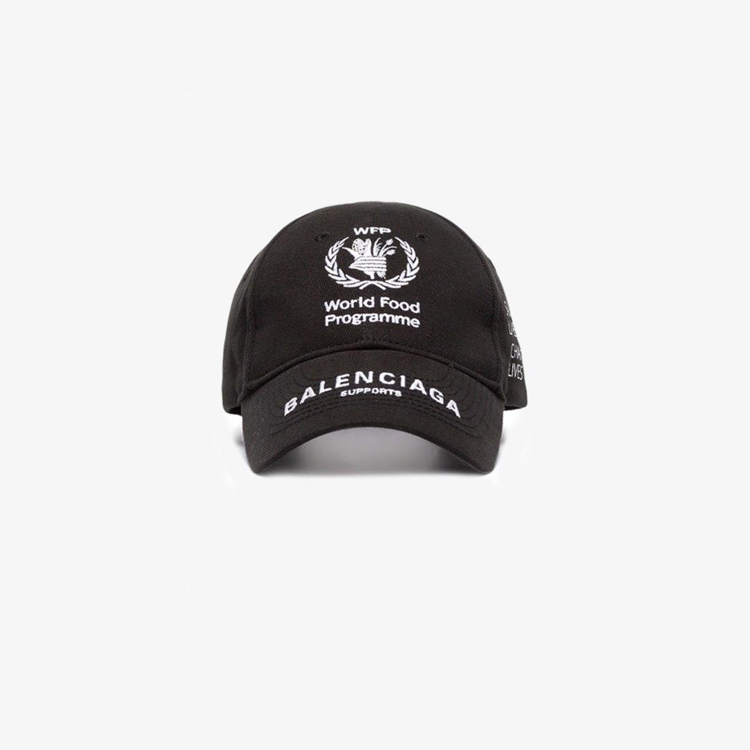BALENCIAGA WFP BLACK CAP, Men's Fashion, Watches & Accessories, Caps ...