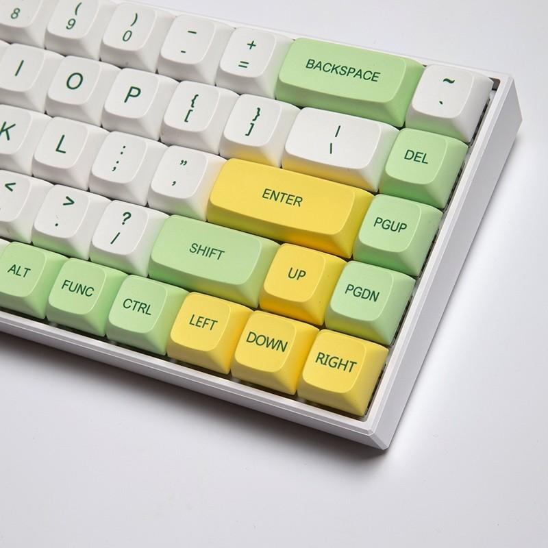 Banana XDA PBT Keycaps for akko feker keychron redragon skyloong royal ...
