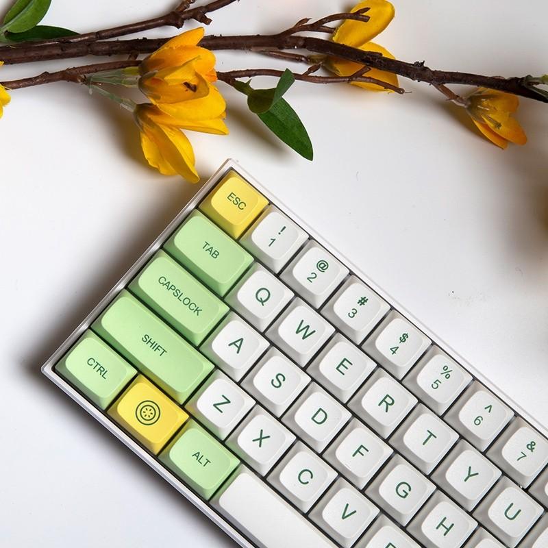 Banana XDA PBT Keycaps for akko feker keychron redragon skyloong royal ...