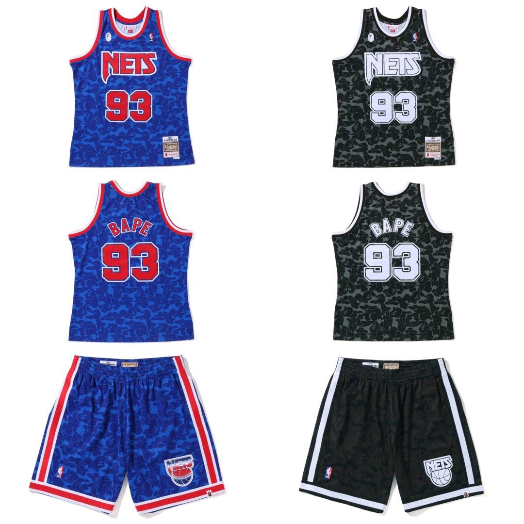 Bape x Mitchell & Ness x NBA Collection, Men's Fashion, Activewear on ...