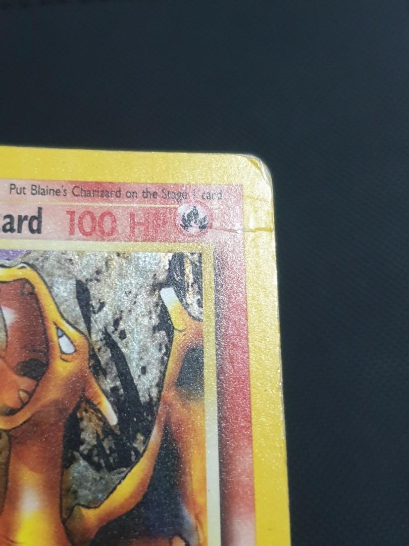 Blaine's Charizard Unlimited Heavily Played, Hobbies & Toys, Toys ...