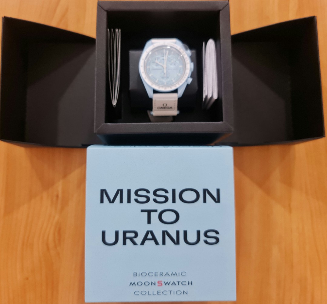 [BNIB]Swatch x Omega x Uranus, Luxury, Watches on Carousell