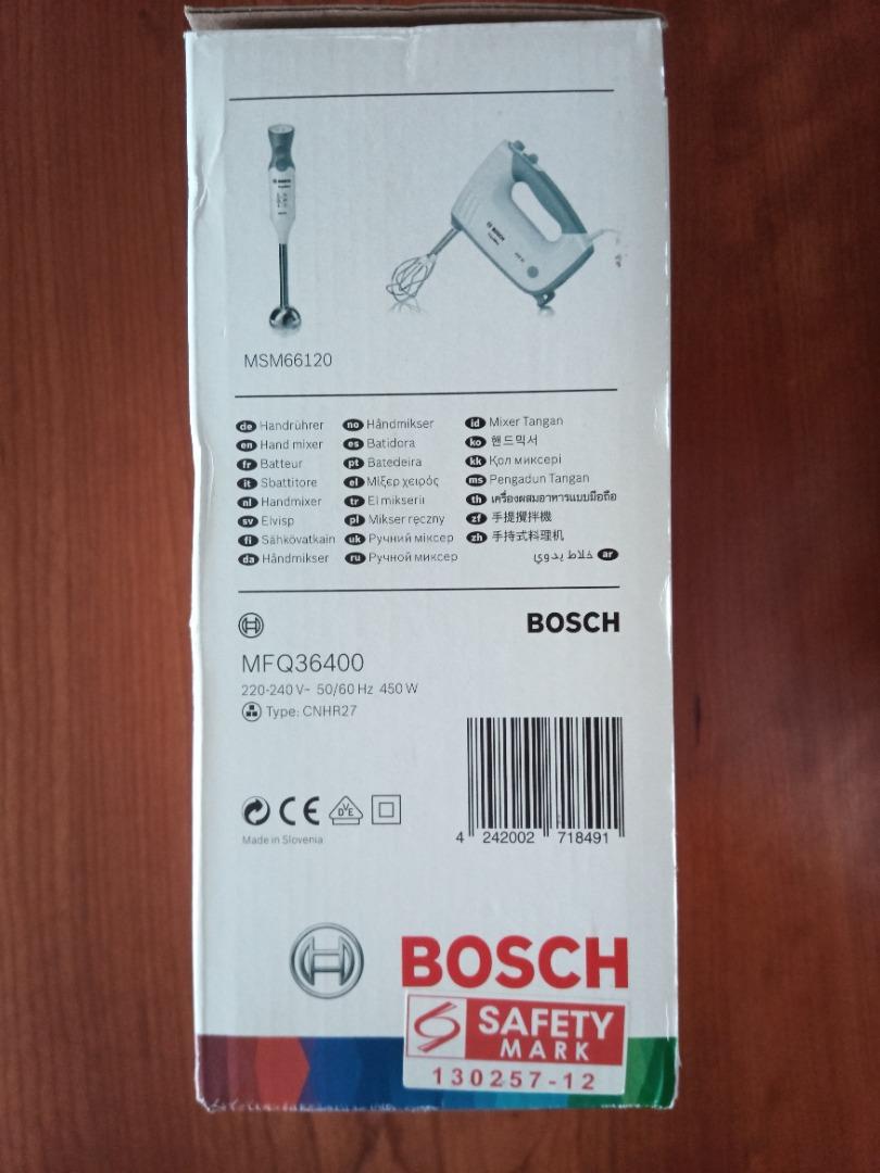 [Brand New]Bosch Ergo Mixx Mixer, TV & Home Appliances, Kitchen ...