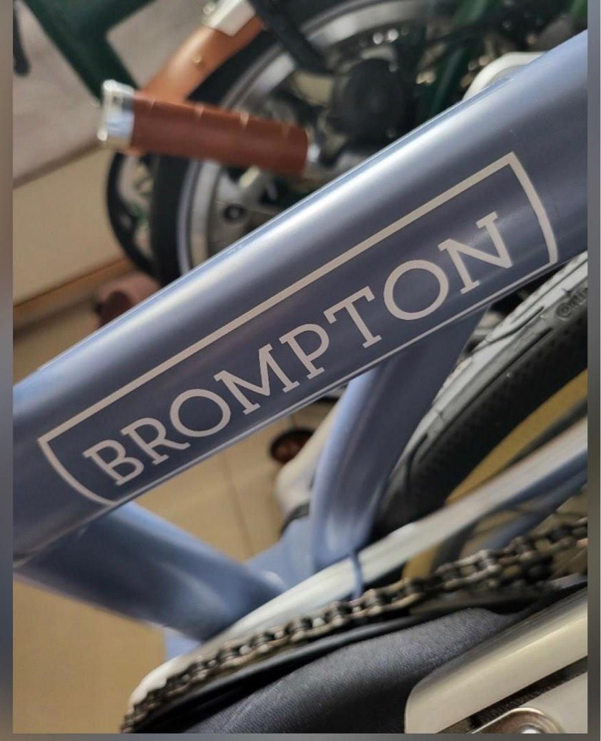 Brompton frame decals/stickers, Sports Equipment, Bicycles & Parts ...
