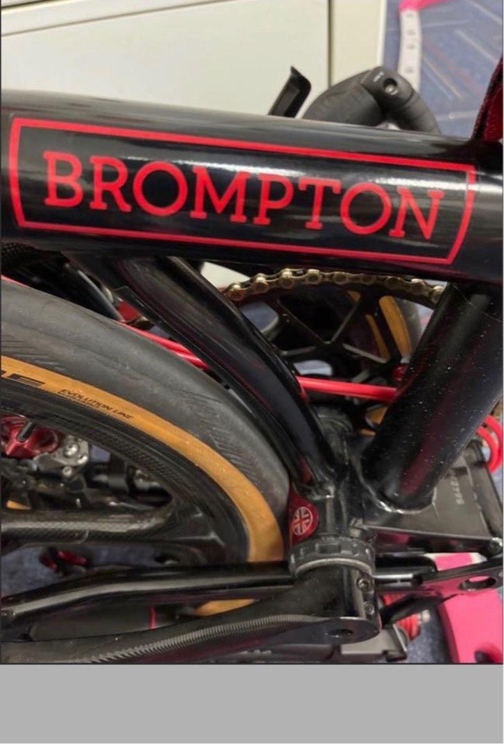 Brompton frame decals/stickers, Sports Equipment, Bicycles & Parts ...