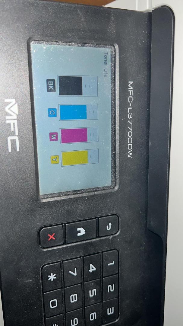 Brother MFC-L3770CDW Color laser printer, scanner and copier with Wi-Fi ...