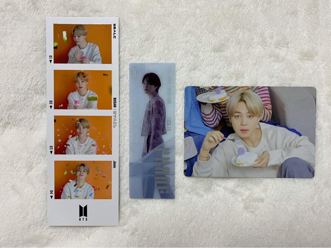 BTS Jimin Proof Exhibition Photo Bookmark Yet to Come YTC in Busan 4 ...