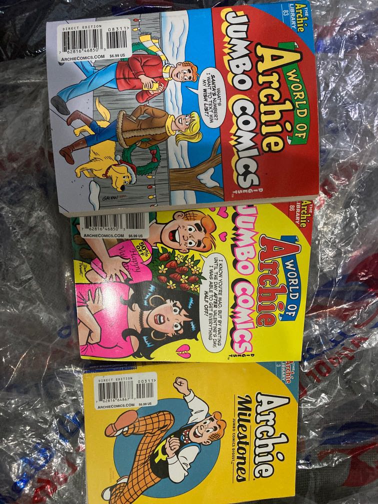 Bundle of three (3) Archie Comics, Hobbies & Toys, Books & Magazines ...