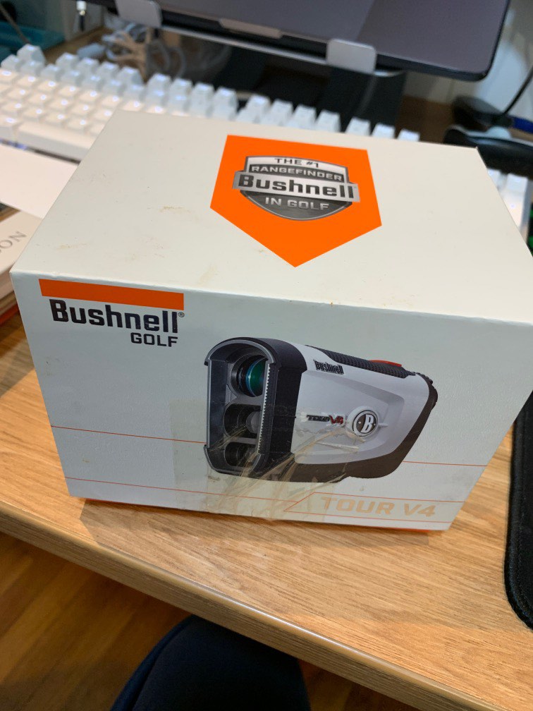 Bushnell Tour v4 (competition legal) golf rangefinder, Sports Equipment ...