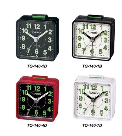 Casio Table Alarm Clock (TQ-140 Series) - LSG0391, Furniture & Home ...