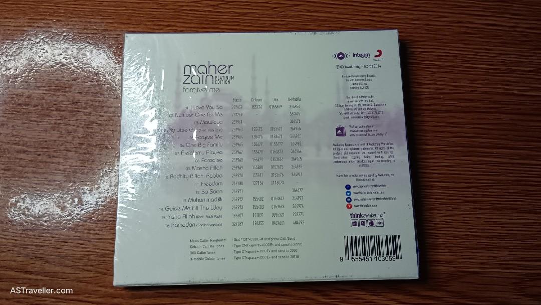 CD Maher Zain Forgive Me (Platinum Edition), Hobbies & Toys, Music ...