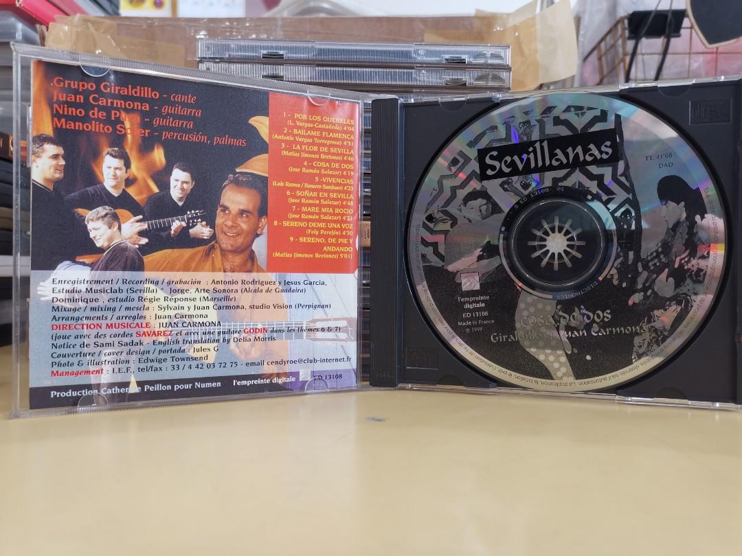 (CD) Sevillanas Cosa de dos Giradillo & Juan Carmona, Hobbies & Toys, Music & Media, CDs & DVDs ...