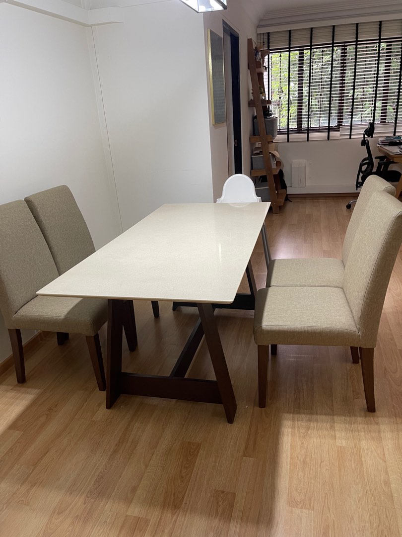 Cellini Granite Top Dining Table Set and Chairs, Furniture & Home ...