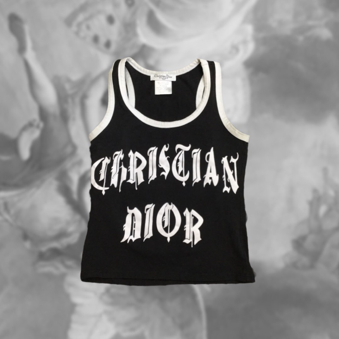 CHRISTIAN DIOR GALLIANO GOTH TANK on Carousell