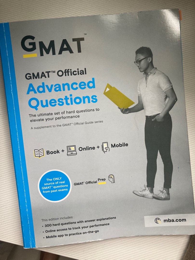 [code available] GMAT Official Advanced Questions hard copy book, Hobbies & Toys, Books ...