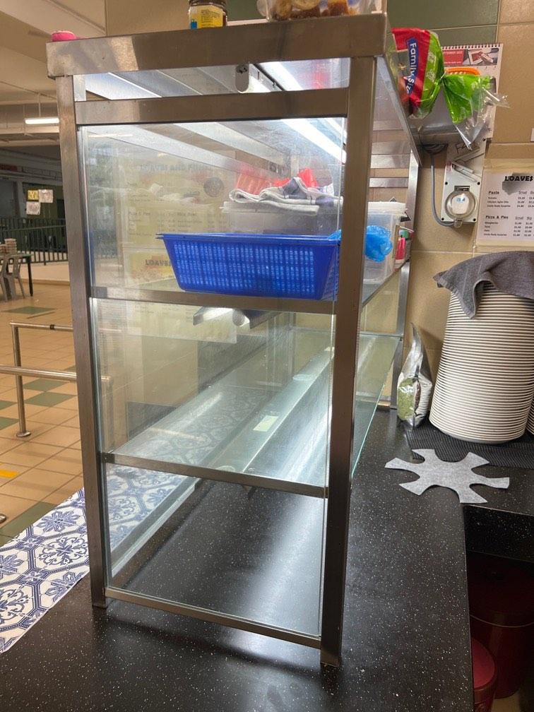 Commercial Glass Food Display *Used for Halal Stall, Everything Else on ...