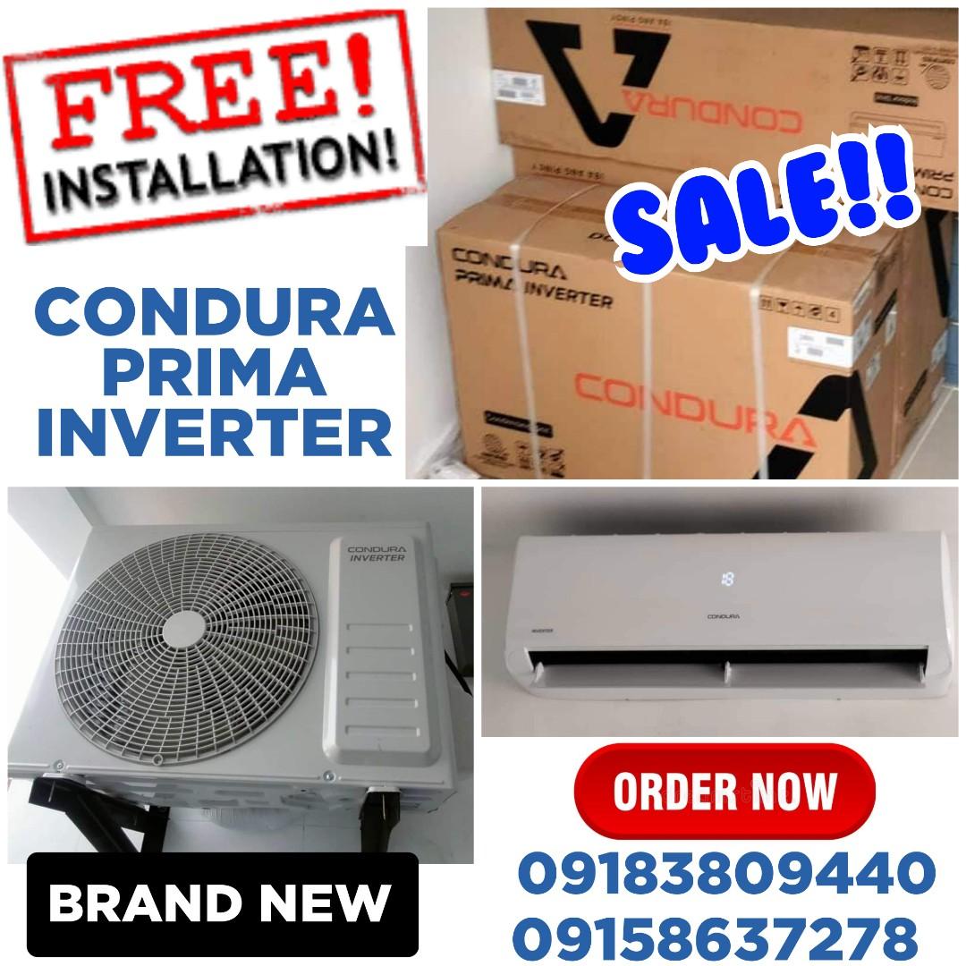 CONDURA PRIMA INVERTER SPLIT TYPE AIRCON, TV & Home Appliances, Air ...