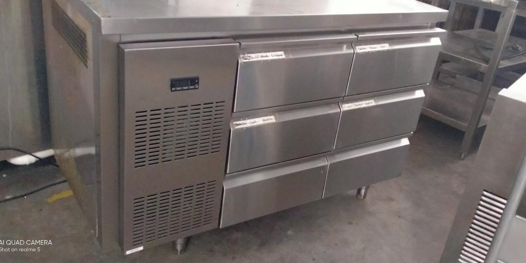 Counter Chiller with 6 Drawer Commercial Kitchen Equipment, TV & Home ...