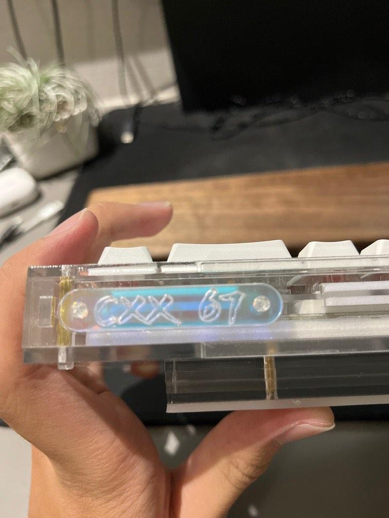 Custom acrylic keyboard, Computers & Tech, Parts & Accessories ...