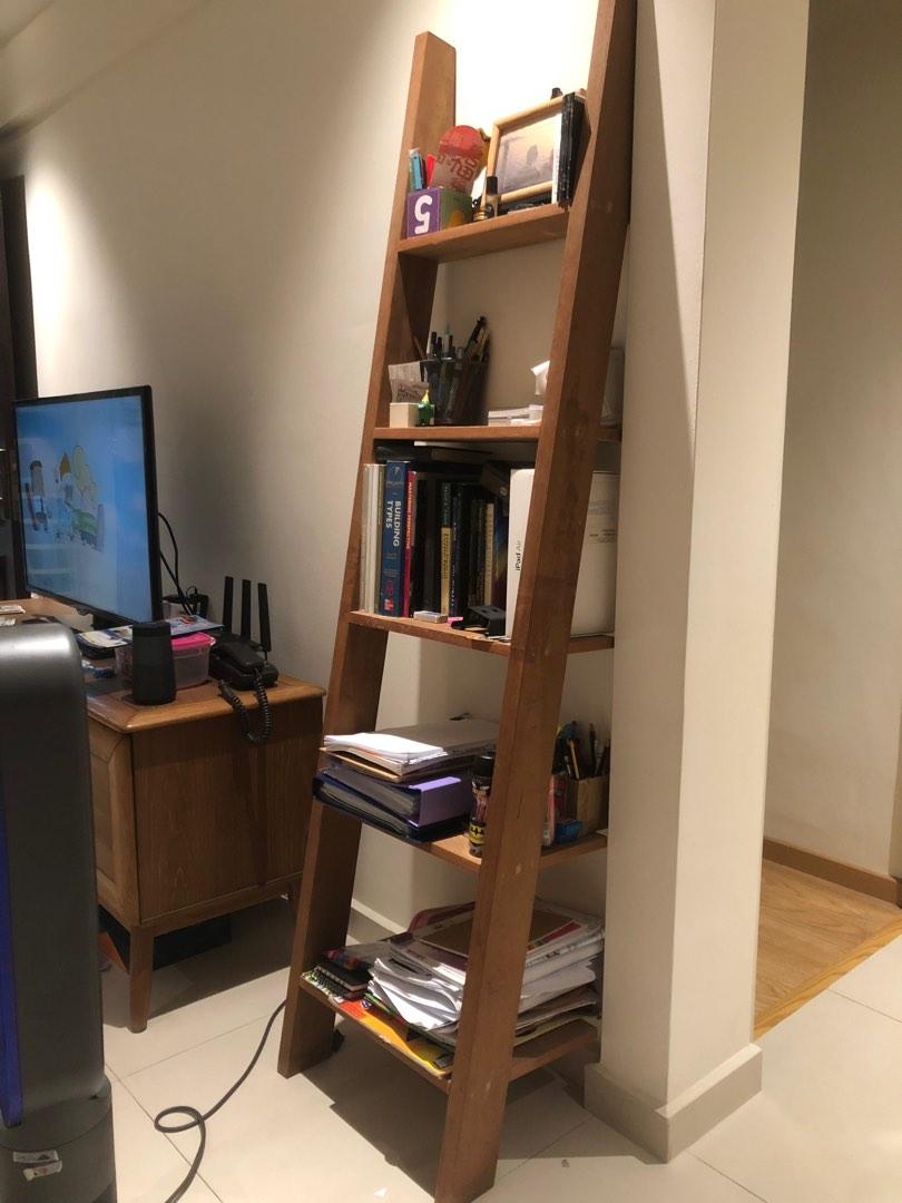 Custom ladder shelf made from solid timber, Furniture & Home Living ...