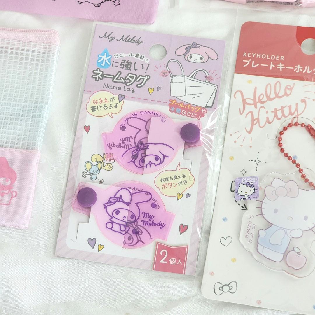 Daiso pouch/pouches wipe lid melody mesh cash little twin stars sanrio ...