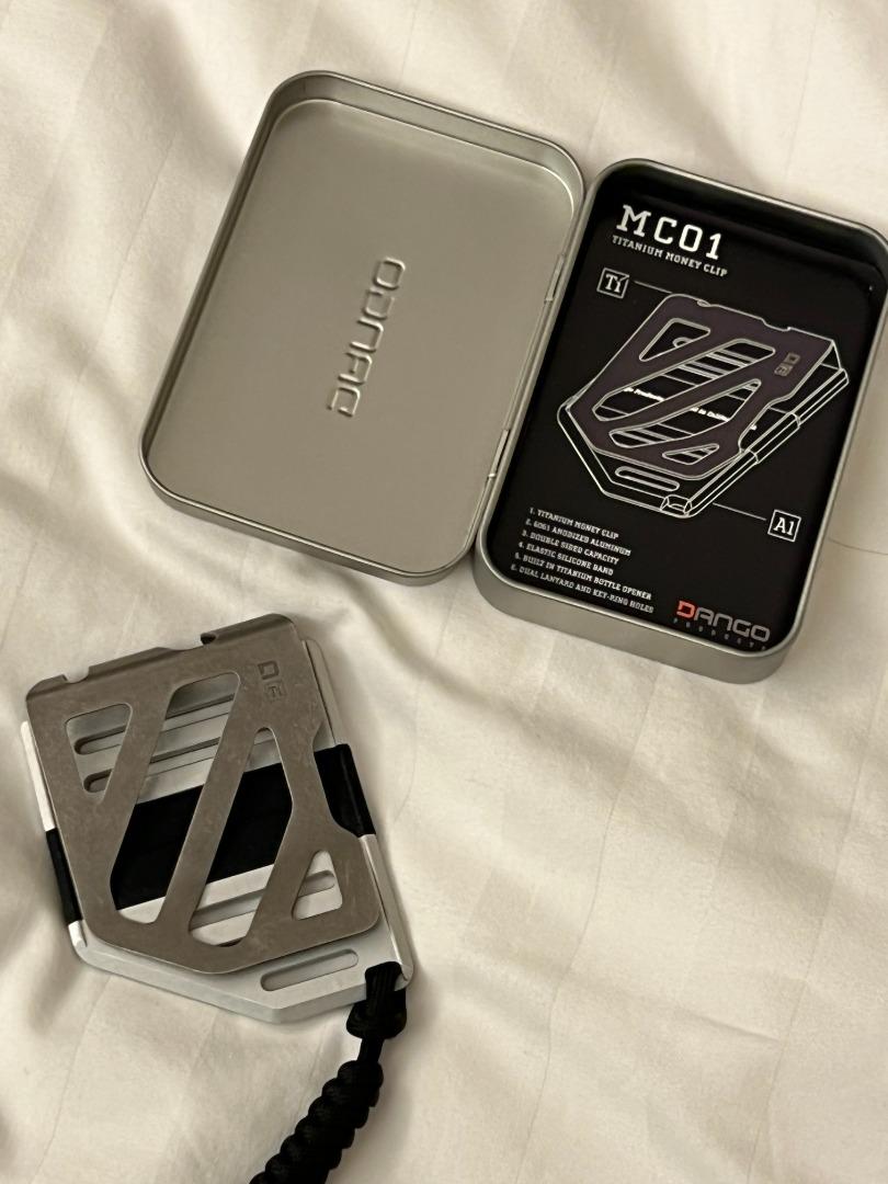 DANGO MC01 TITANIUM MONEY CLIP 錢夾 銀包 卡片盒, 男裝, 手錶及配件, 銀包、卡片套 - Carousell