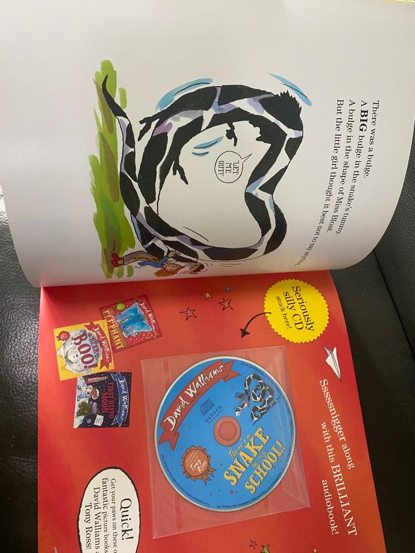 David Walliams - There’s a snake in my school (with CD), 興趣及遊戲, 書本 & 文具 ...