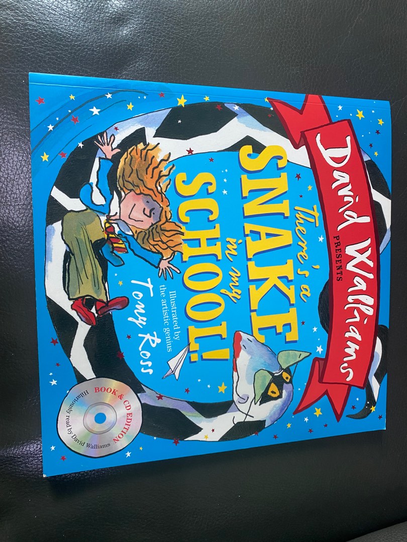David Walliams - There’s a snake in my school (with CD), 興趣及遊戲, 書本 & 文具 ...