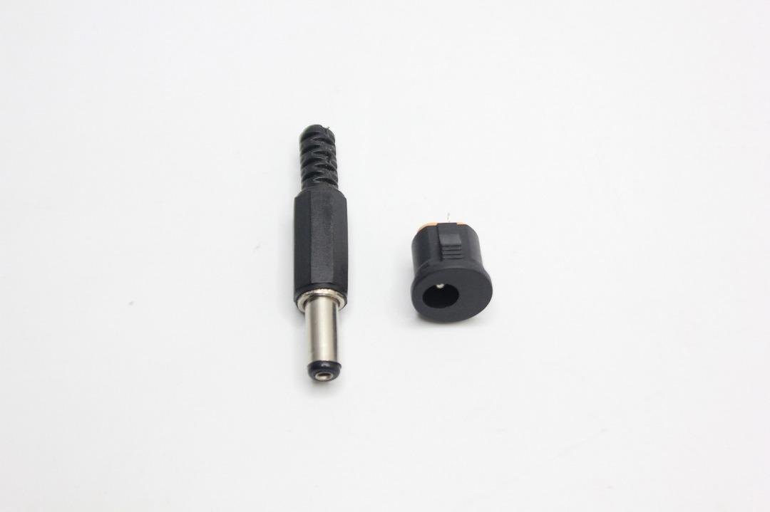 DC POWER PLUG MALE CONNECTOR, with FREE DC POWER CONNECTOR SOCKET PCB ...