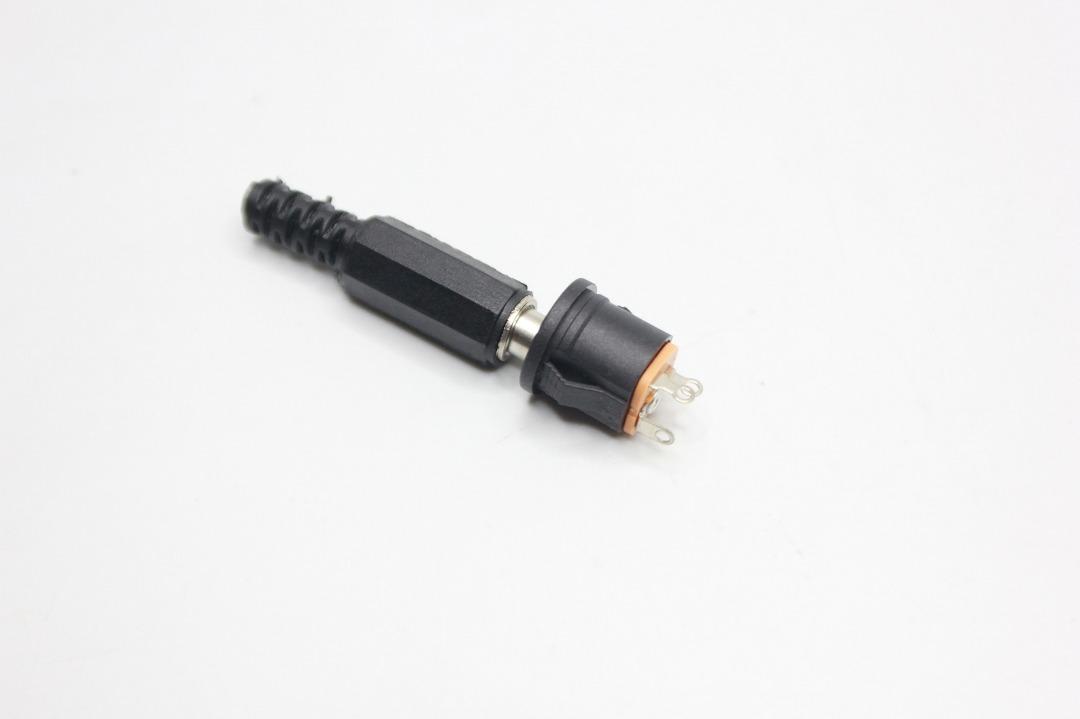 DC POWER PLUG MALE CONNECTOR, with FREE DC POWER CONNECTOR SOCKET PCB ...