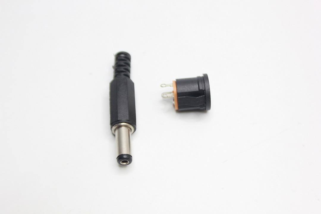 DC POWER PLUG MALE CONNECTOR, with FREE DC POWER CONNECTOR SOCKET PCB ...