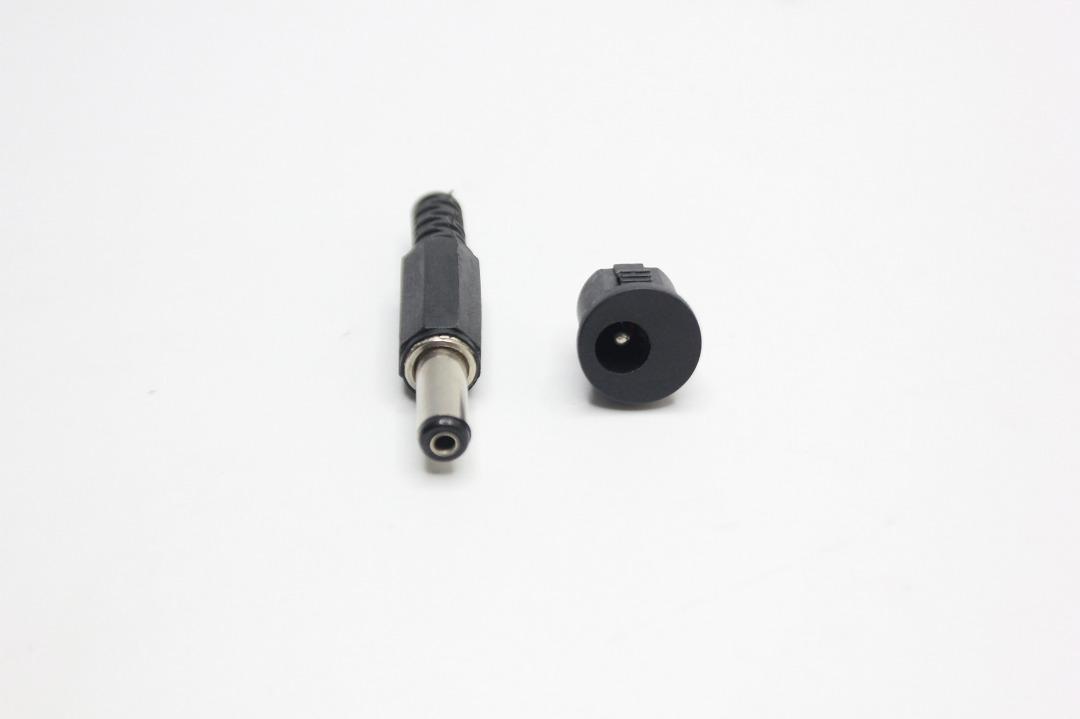 DC POWER PLUG MALE CONNECTOR, with FREE DC POWER CONNECTOR SOCKET PCB ...