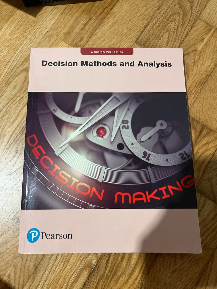 Decision Methods and Analysis - BZE TEMASEK POLY, Hobbies & Toys, Books & Magazines, Textbooks ...