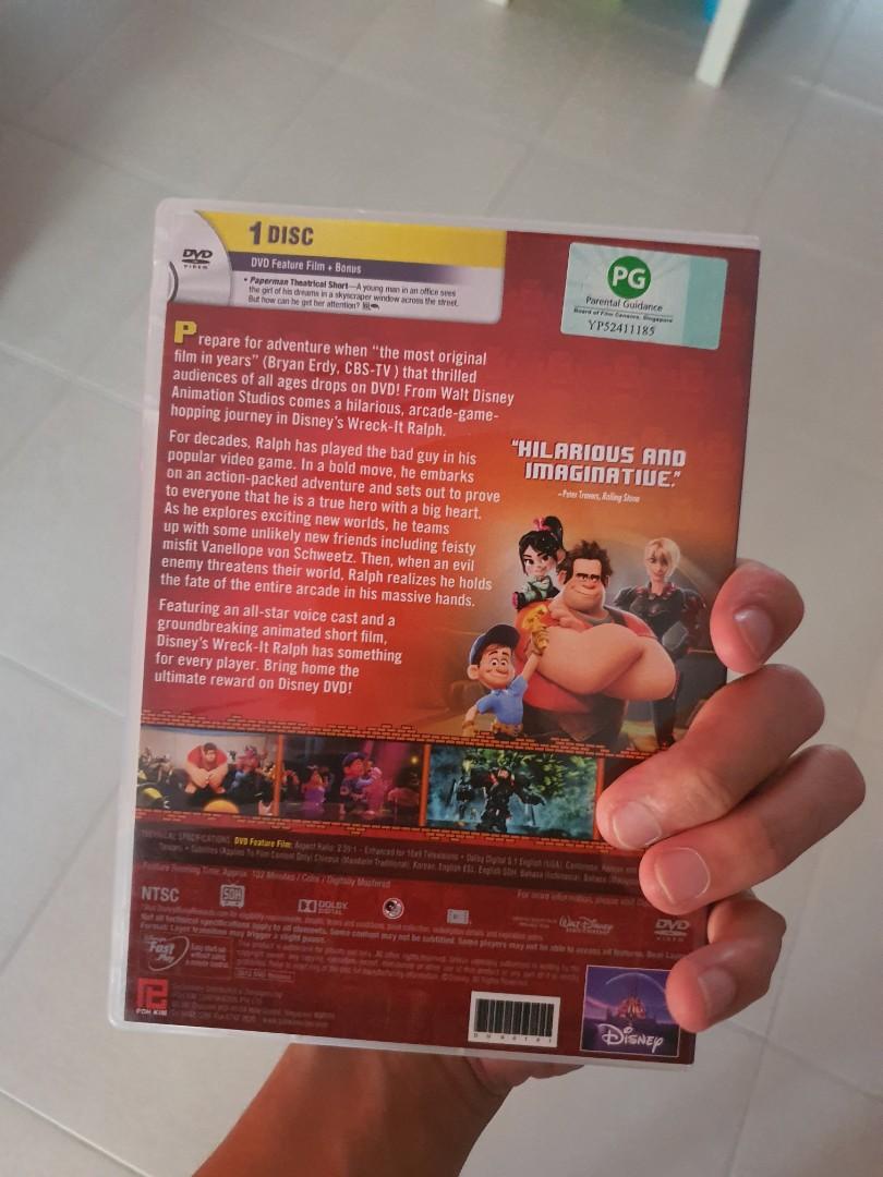 Disney Wreck It Ralph DVD CD, Hobbies & Toys, Music & Media, CDs & DVDs ...