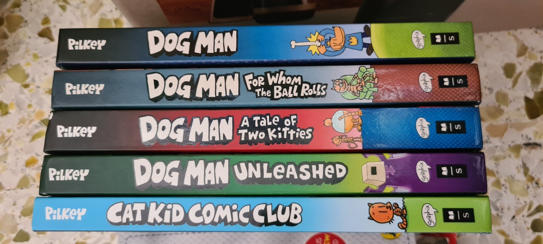 Dog Man & Cat Kid books, Hobbies & Toys, Books & Magazines, Children's ...