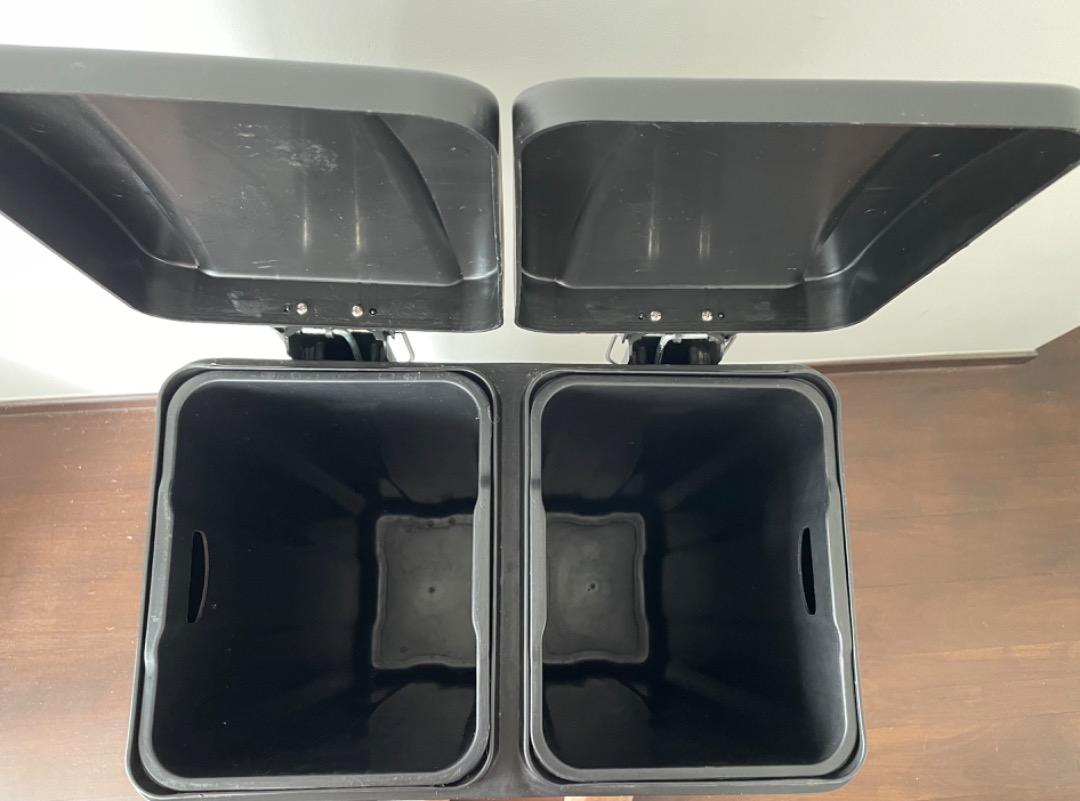 Double Kitchen Bin, Furniture & Home Living, Kitchenware & Tableware ...