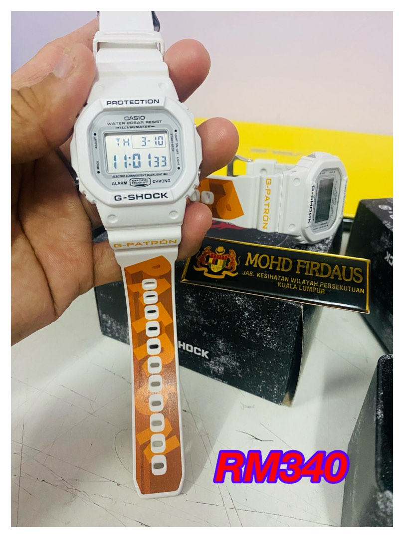 Dw5600 G-Patron collab, Men's Fashion, Watches & Accessories, Watches ...