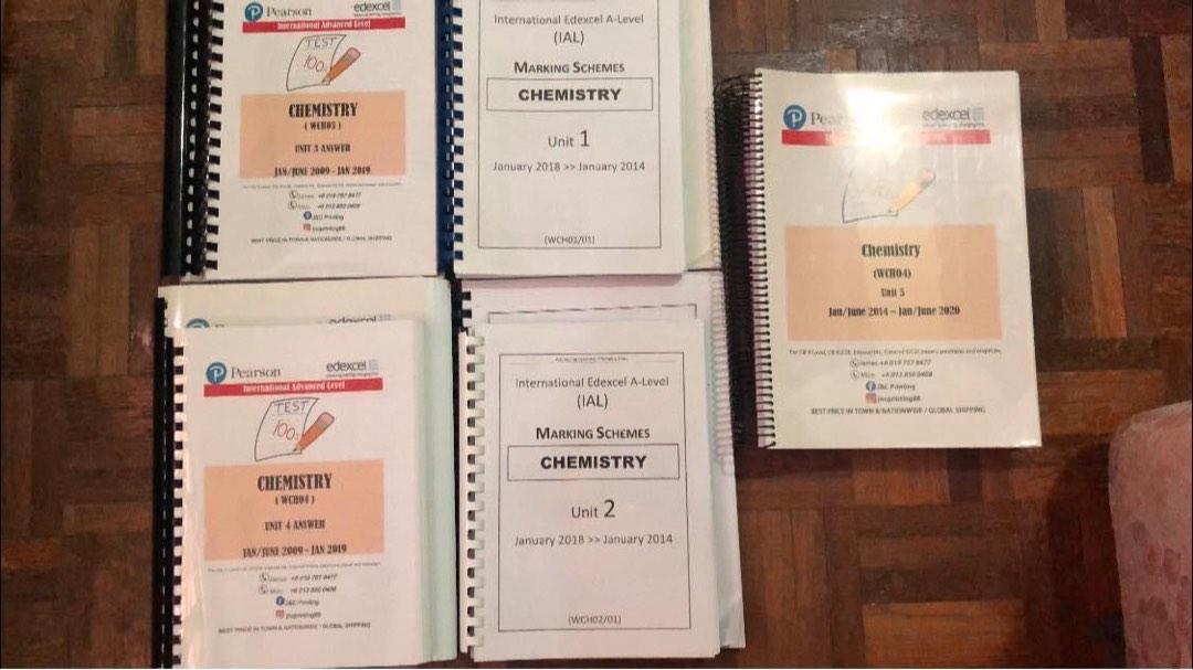 Edexcel A levels chemistry past year papers, Hobbies & Toys, Books ...